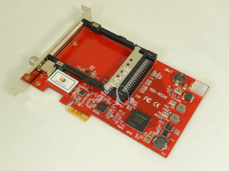 TBS6528 Multi Standard Tv Tuner CI PCI-e Card - Satelit do PC - SATELIT-TV satelitné prijímače