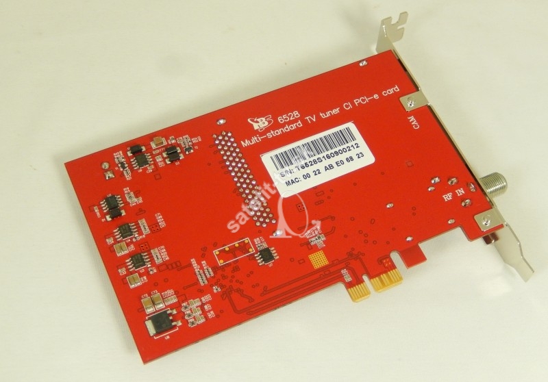 TBS6528 Multi Standard Tv Tuner CI PCI-e Card - Satelit do PC - SATELIT-TV satelitné prijímače