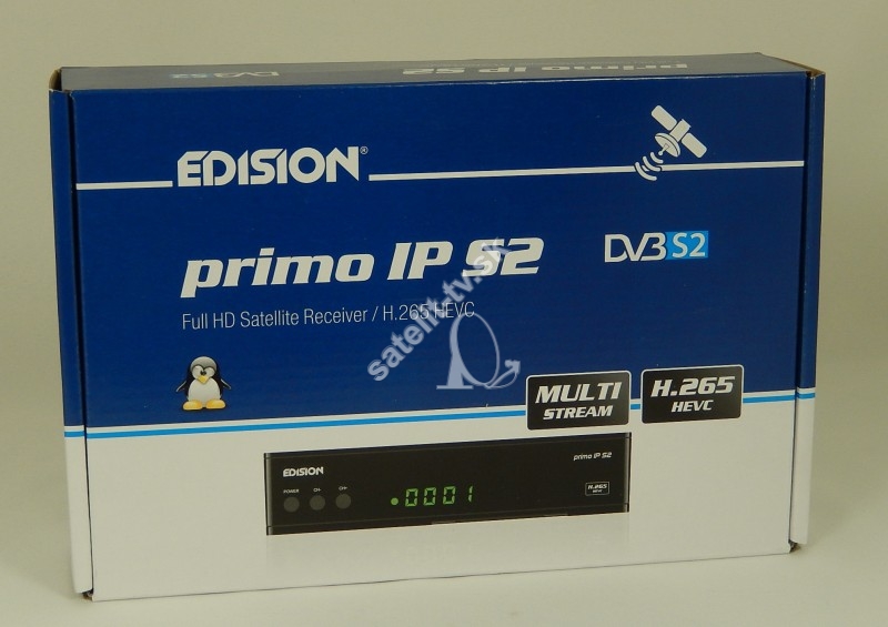Edision PRIMO IP S2 H.265 HEVC - Linuxové - SATELIT-TV satelitné prijímače