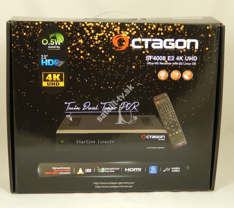 Octagon SF4008 4K 2x DVB-S2X - DVB-T2-C,Octagon SF4008 4K 2x DVB-S2X ...