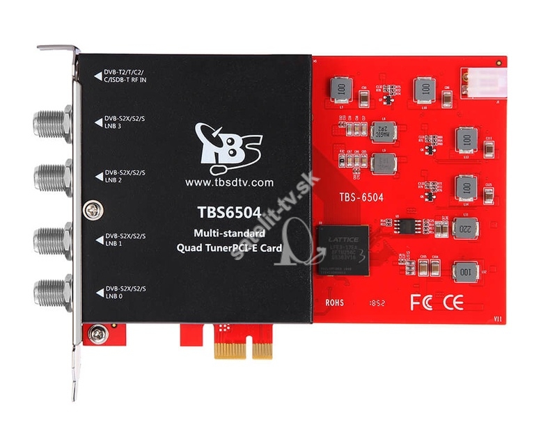 TBS-6504 Quad-Tuner, PCIe TV-Card - Satelit do PC - SATELIT-TV ...