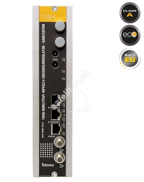 Televes T.OX Encoder Twin HDMI modulator Comp-COFDM-QAM, 2xHDMI ...